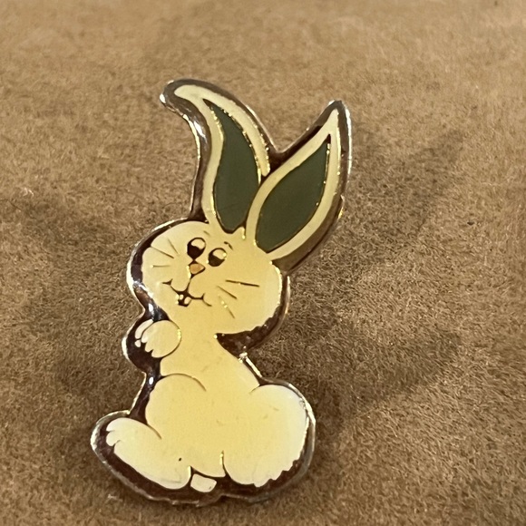 SWAB | Jewelry | Vintage Swab Enamel Bunny Pin | Poshmark